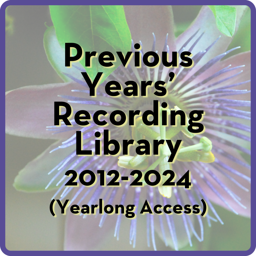 Conference Recording Library 2012-2024 - Yearlong Access - Florida ...